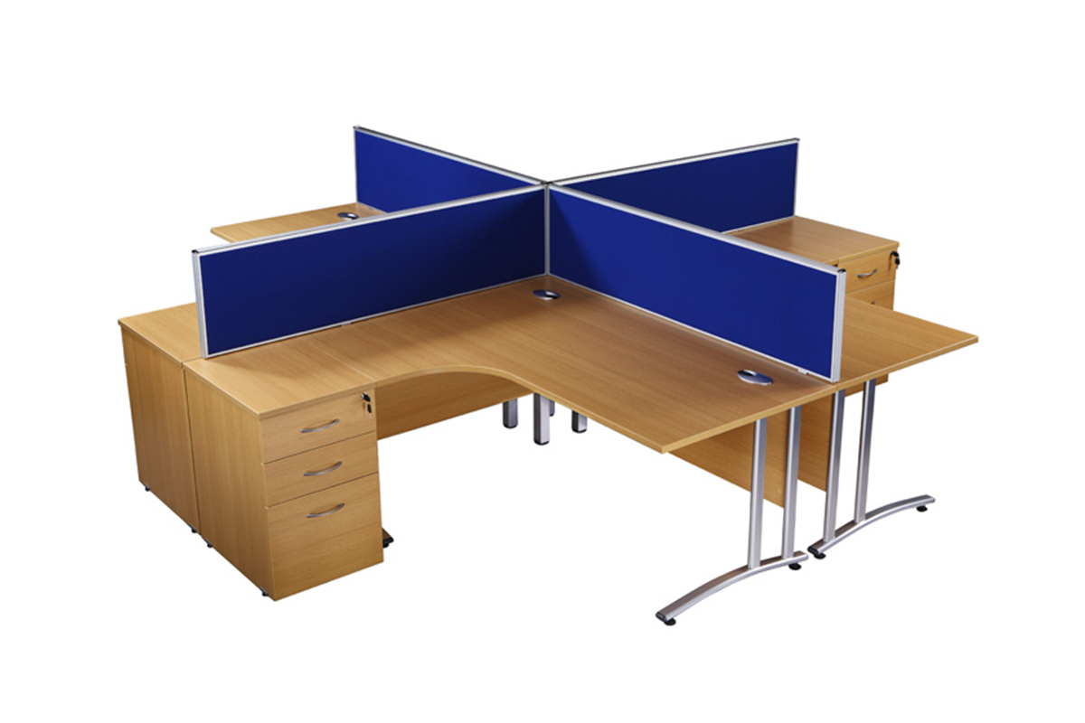 Silver trim desk top screens > Free Standing & Desk Top Screens ...