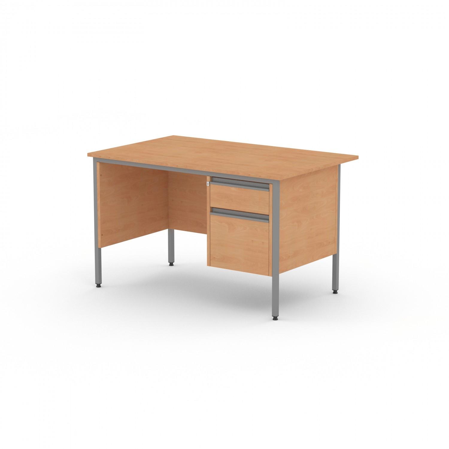 Small Home Desk 120cm x 75cm single pedestal > Contract 25 > Waterfront ...