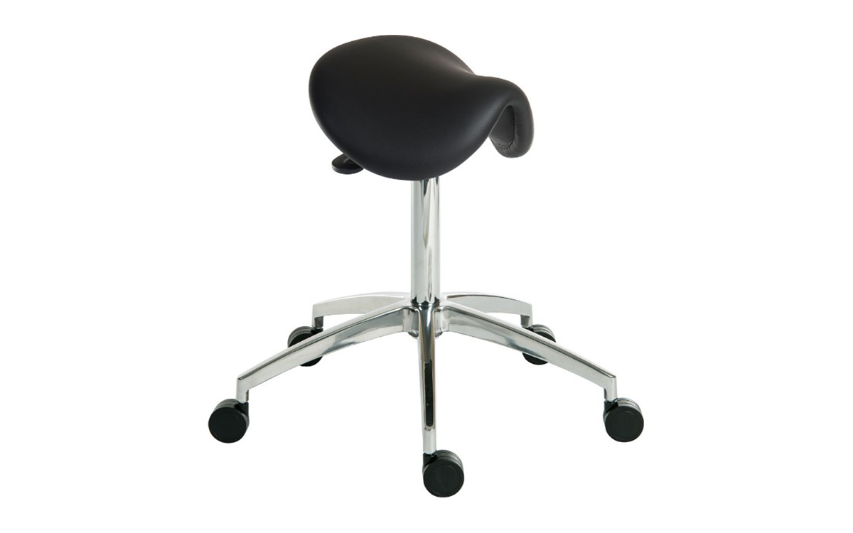 Sit Stand Chair available in white or black