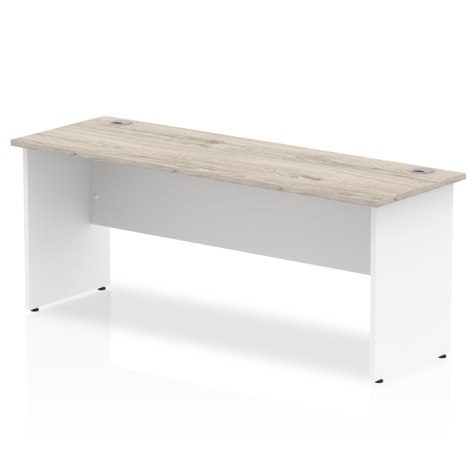 Panel leg desk 600mm deep 2 Tone