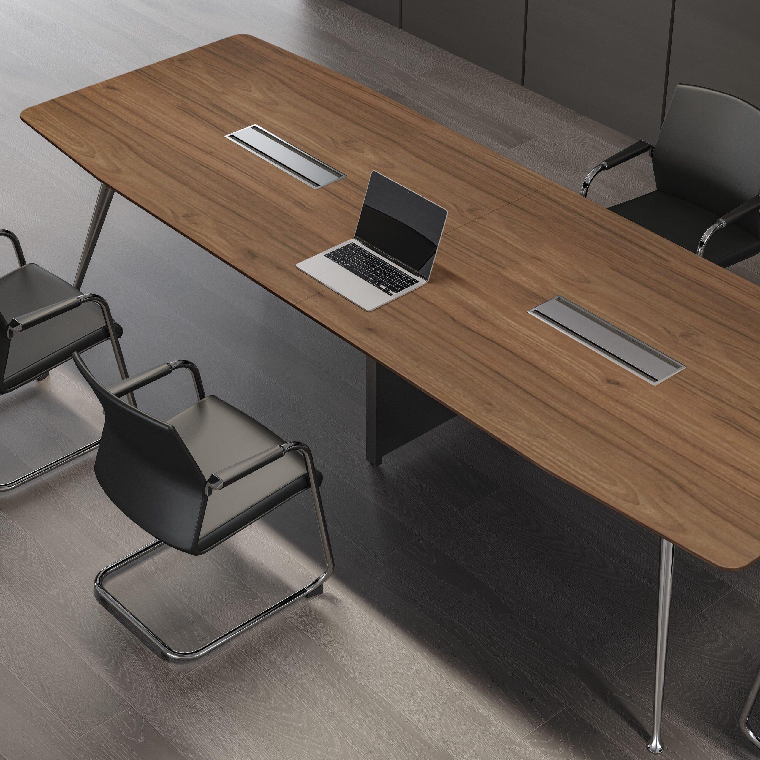 NEXT DAY DELIVERY. Hanson Boardroom Table/Meeting Table with Chamfered ...