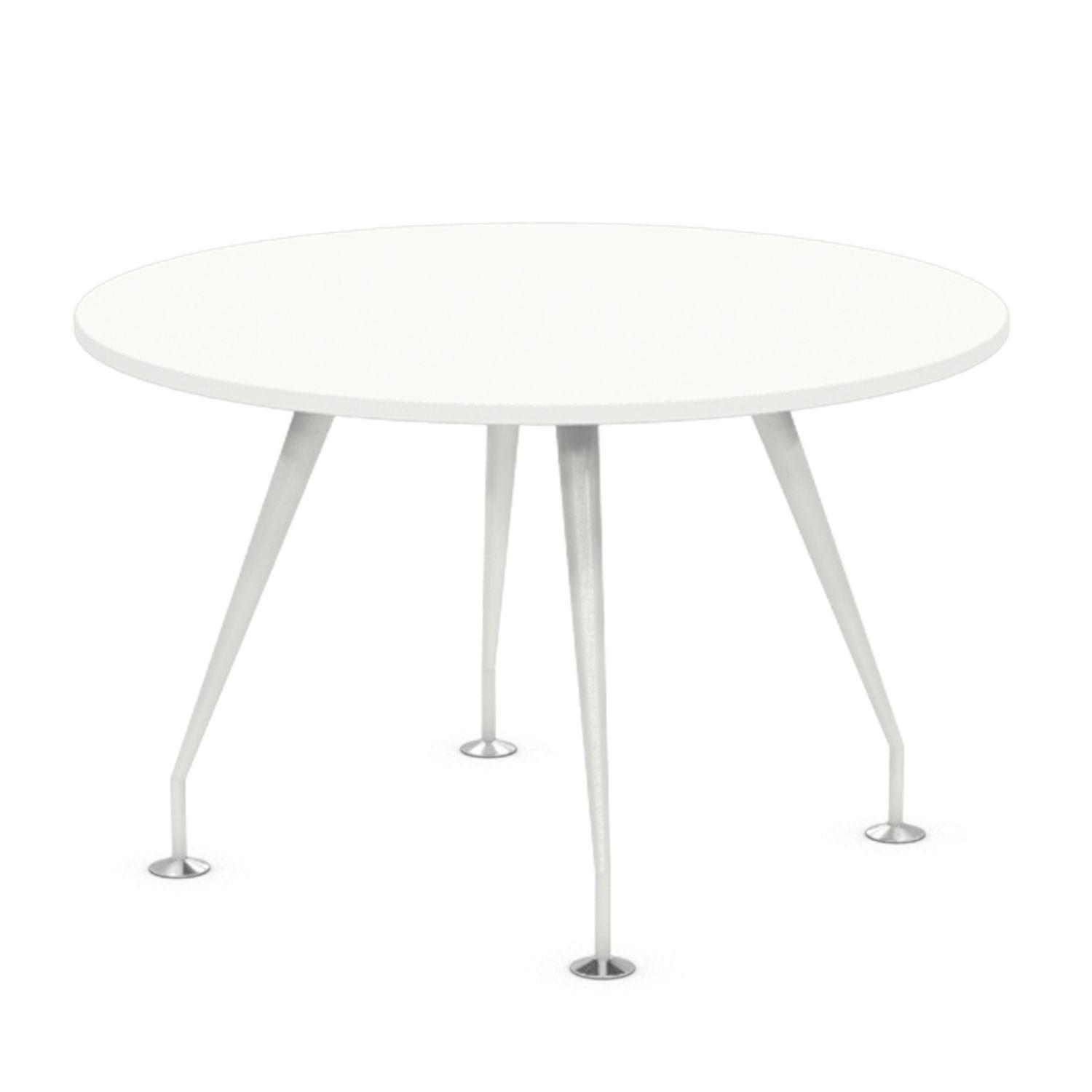 Spire round table silver frame > Spire desks > Waterfront Warehouse ...